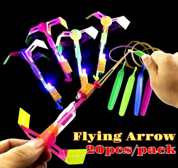 (20pcs/pack) Fly Lights Flying Arrow Amazing Led Arrow Tirador ...