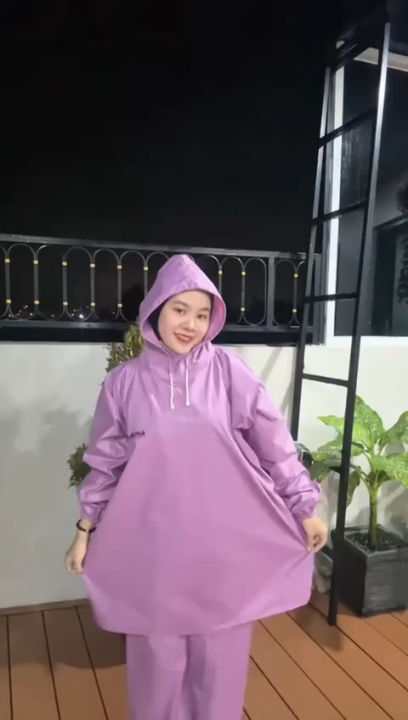 Jas Hujan Terbaru Akula Model HOODIE Bahan PVC 0,25 Tebal Elastis ...