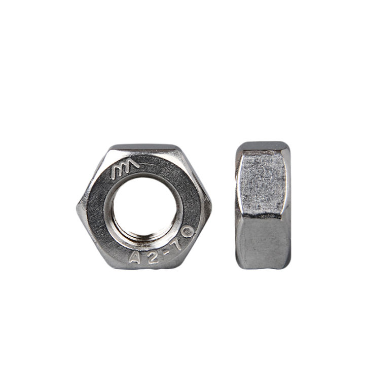 Left-Handed Hexagonal 304 Stainless Steel Threaded Nuts M4-M30 Reverse ...