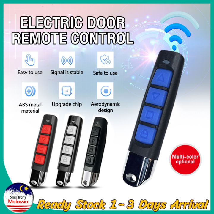 330/433Mhz Car Key Garage Door Gate Opener Remote Control Duplicator Auto Gate 4 Channel Garage ...
