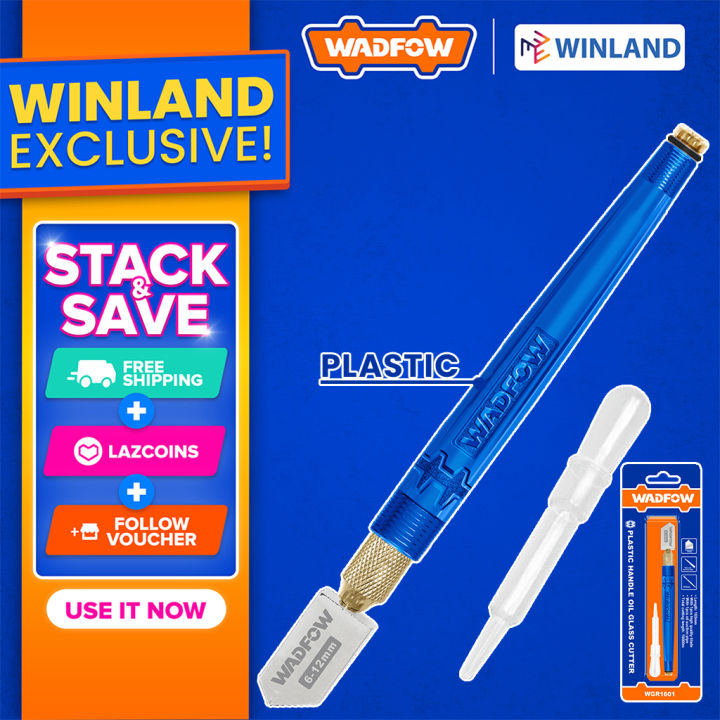 Wadfow by Winland Plastic Handle Oil Glass Cutter [ WGR1601 ] WAD-HT ...