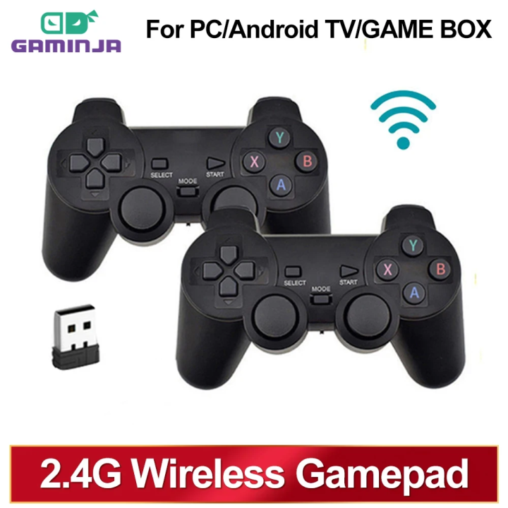 GAMINJA 2.4Ghz Wireless Gamepad No Delay Game Controller USB Joystick For PC Android TV BOX GAME ...