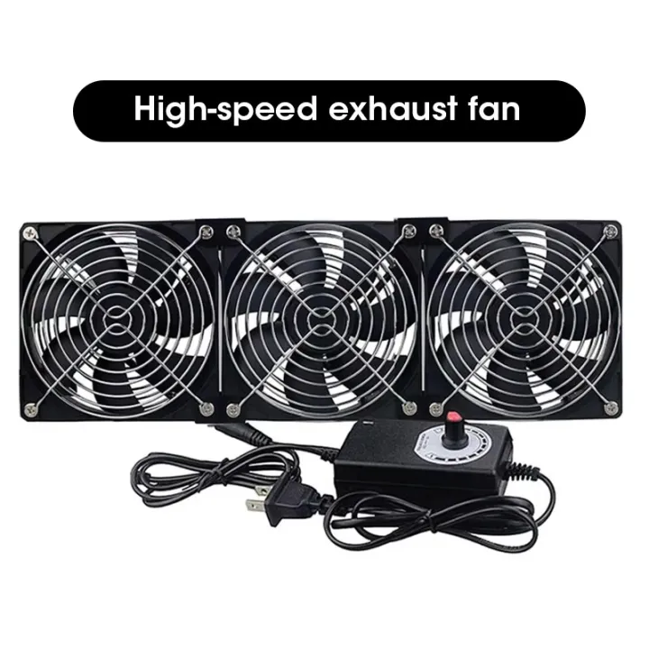 120mm USB Powered PC Router Fans With Speed Controller High Airflow ...