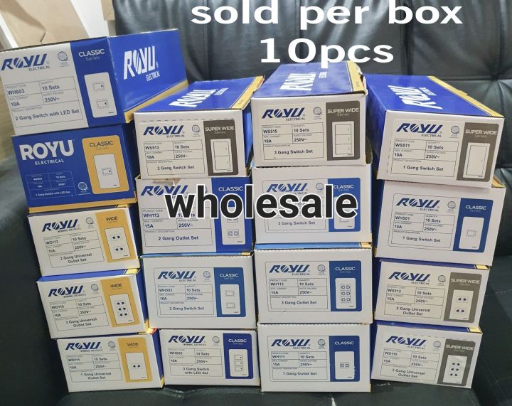 Royu switch and outlet royu wide series royu classic series royu super ... Royu switch and outlet royu wide series royu classic series royu super ...