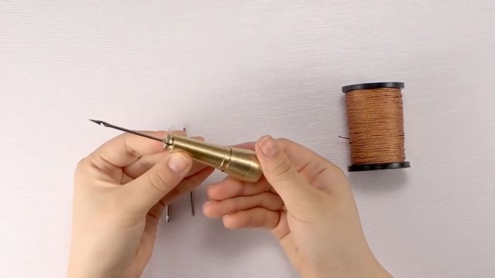 Shoe Needle Sewing Kit Tool Pantahi ng Sapatos Tools Copper Handle Set ...