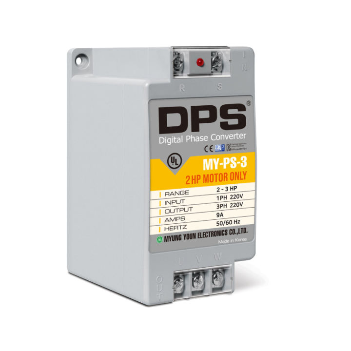 Single-Phase to 3-Phase Converter, MY-PS-3 model must be only used on ...