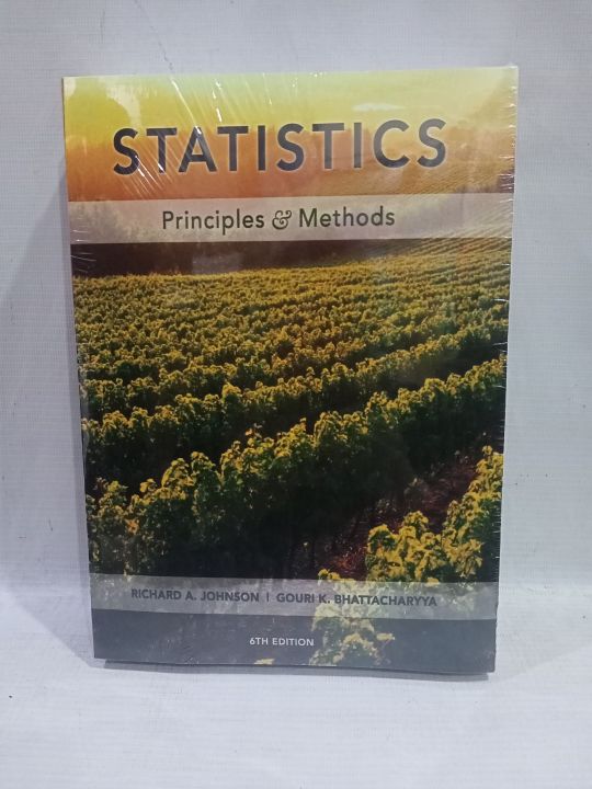 buku statistics principles and methods Richard a Johnson 6th edition ...