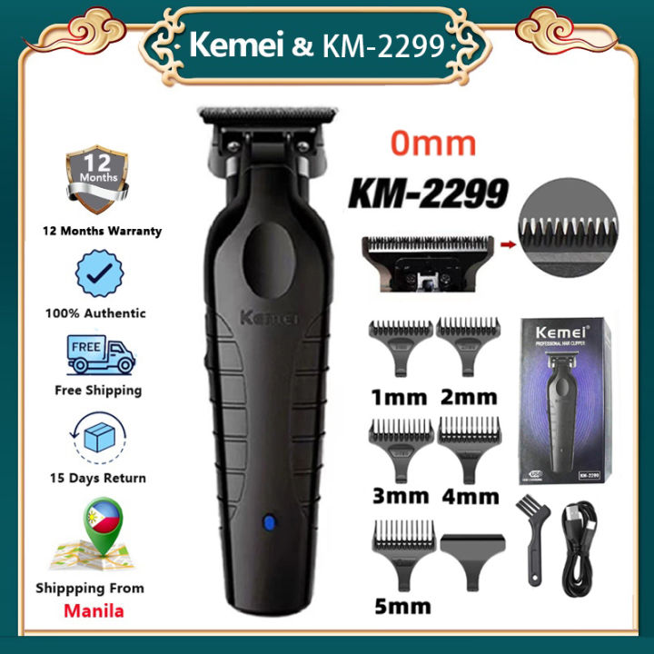 KemeI KM-2299 1200MA Rechargeable Cordless Hair Trimmer USB Fast ...
