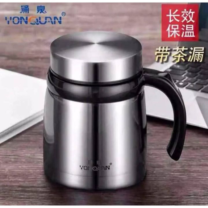 5 Layer 304 Stainless Steel Vacuum Thermal Office Flask Mug Cup Thermal Themos Mug (330ml/500ml ...