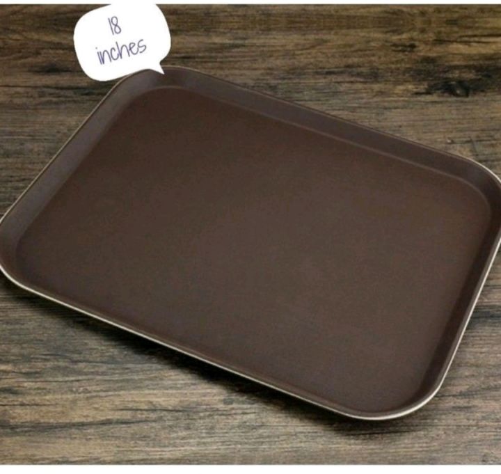 NON SLIP SERVING TRAY RECTANGULAR | Lazada PH