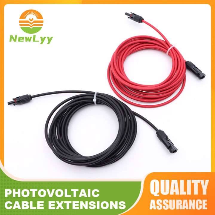 Solar Panel Extension Cable Double Ends PV Wire 4mm2 6mm2 1000V/1500V ...