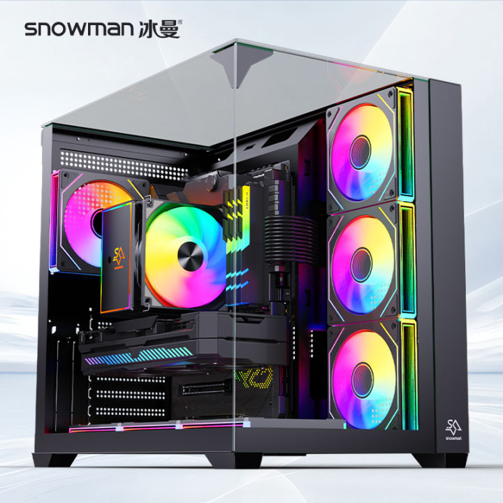 Bingman ATX Sea View Room M-ATX Game Chassis Desktop Computer Host ...