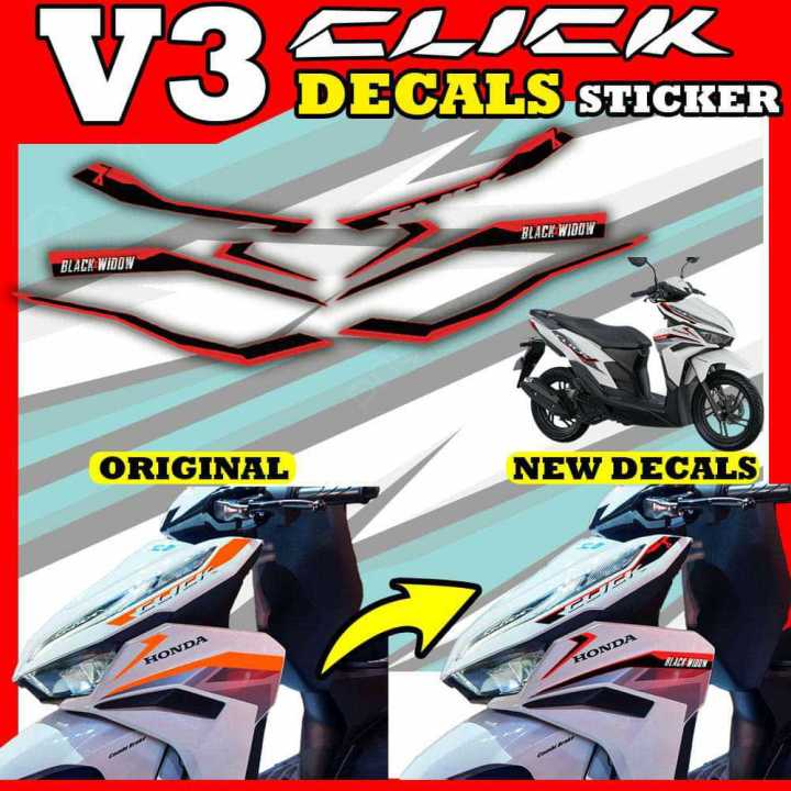 HONDA CLICK 125 v3 sticker Decals | Lazada PH