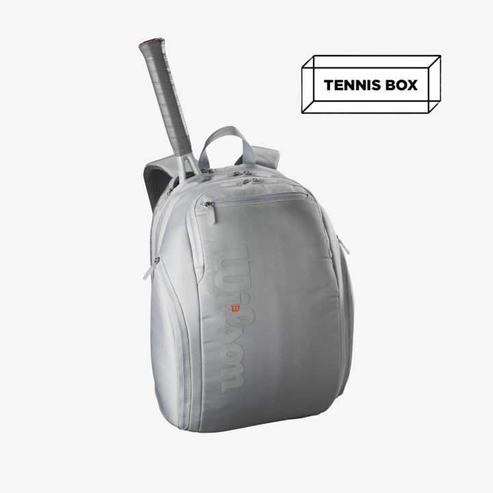 กระเป๋า เป้ เทนนิส Wilson Shift Super Tour สี arctic white backpack ของ ...