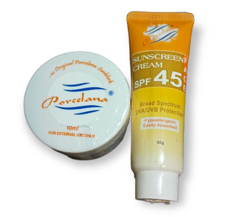 Porcelana Sunscreen / Sunblock Cream 30g & 10ml | Lazada PH
