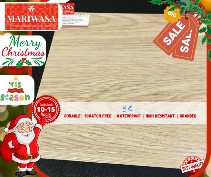 ️ORIGINAL MARIWASA ️ VINYL TILES TRL IVORY 30X30CM 40PCS | Lazada PH