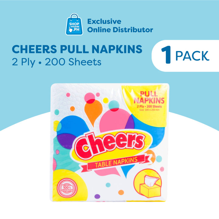 Cheers Pull Napkins 200 Sheets | Lazada PH