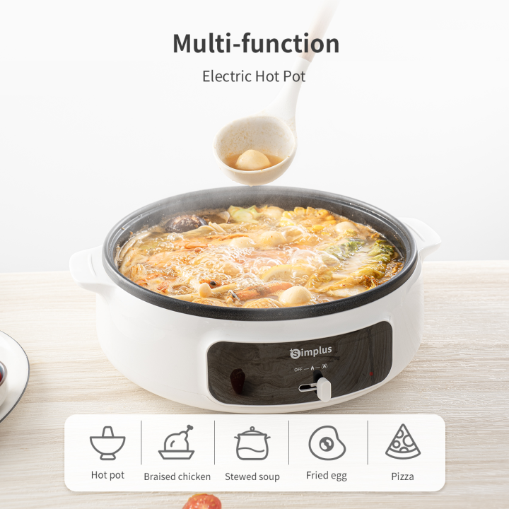 Simplus Electric Hot Pot Cooker Multi Cookers Multifunctional Electric ...