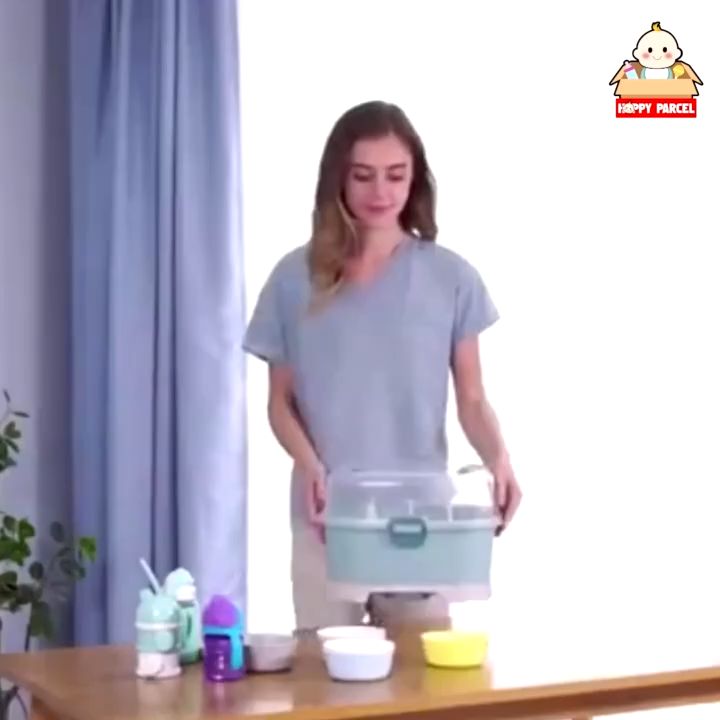 Portable Baby Milk Bottle Storage Box Tempat Letak Botol Susu Baby Milk ...