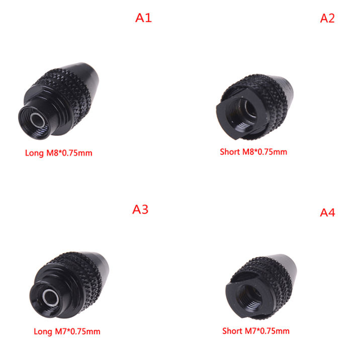 4 types multi chuck keyless for rotary tools 0.3-3.2mm drill bit chucks ...