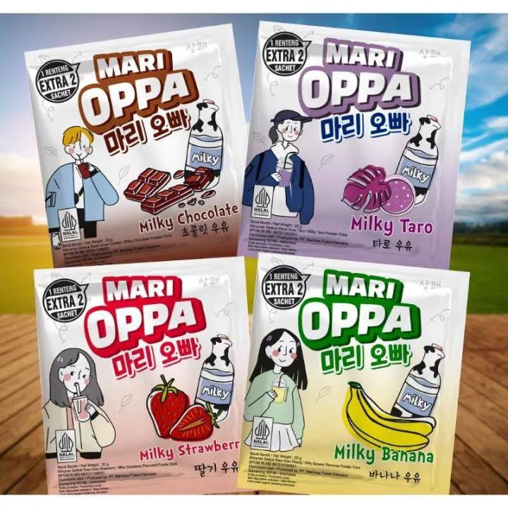 pop ice Mari Oppa Kemasan 1 Renceng isi 10Saset | Lazada Indonesia