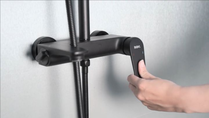 RIGEL Bathroom Black Matte Exposed Shower Set MXTE8705AT-BM | Lazada