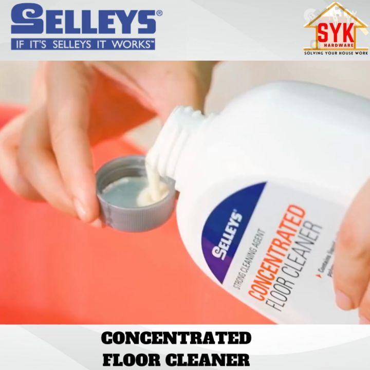 SYK Selleys Concentrated Floor Cleaner Antibacterial Tiles Stain ...