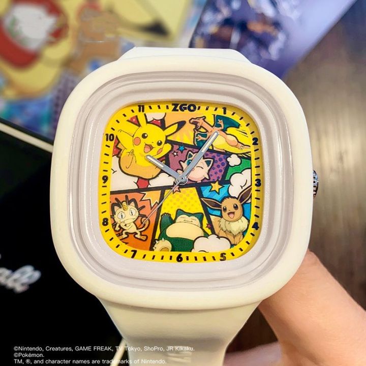 Anime Pokemon Pikachu Children Watch Quartz Wrist Watches Clcok Boys ...