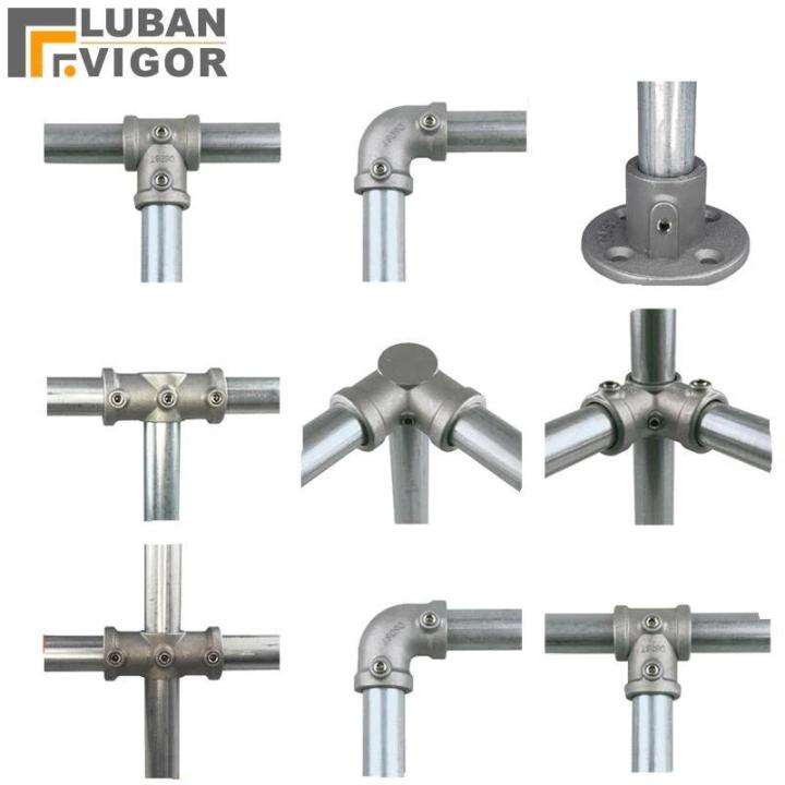 N23g Steel Pipe Fittings Base Iron Fastener Elbow Six Aluminum Alloy in ...