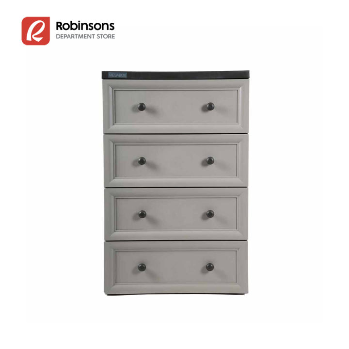 Megabox 4-Layer Drawer MG-190-4L (Grey) | Lazada PH