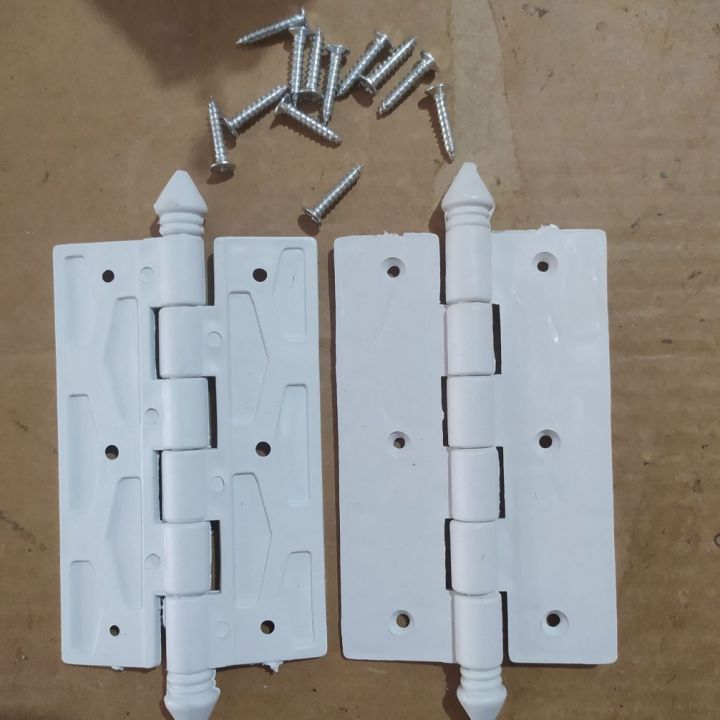 Engsel Plastik Pintu Kamar Mandi PVC 4" inch HARGA SEPASANG / Engsel ...