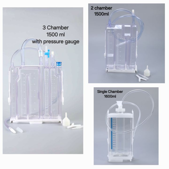 Chest Drainage bottle 1,2,3 Chamber 1500ml CTT bottle Medical Supplies ...