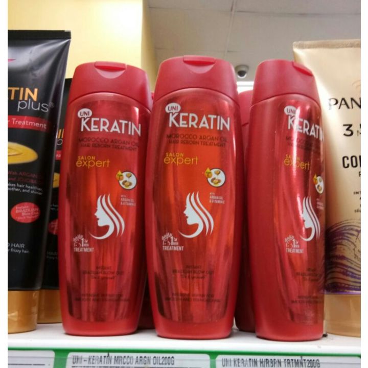 Uni Keratin Treatment Shampoo w/ Morocco Argan Oil 200grm | Lazada PH