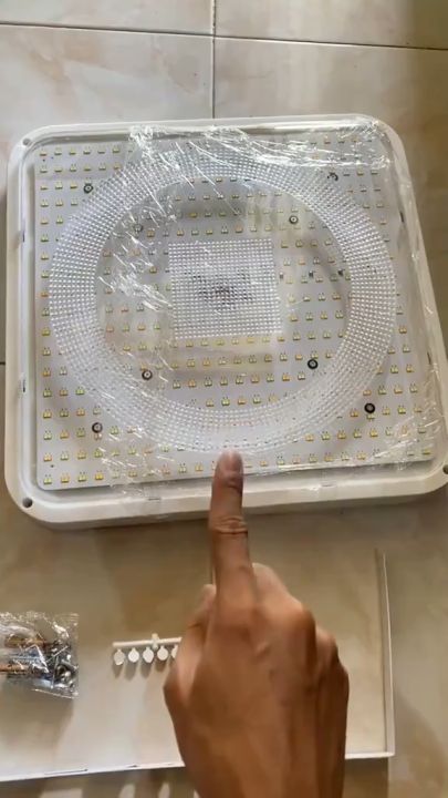 Square】 Solar Ceiling Light 4000W Indoor Outdoor solar lights inside ...