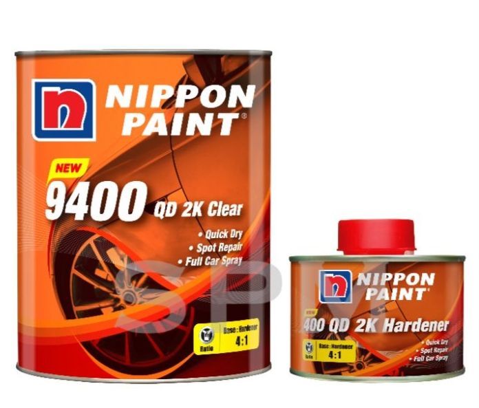 Nippon Paint 9400 4:1 Quick Dry 2K Clear | Lazada