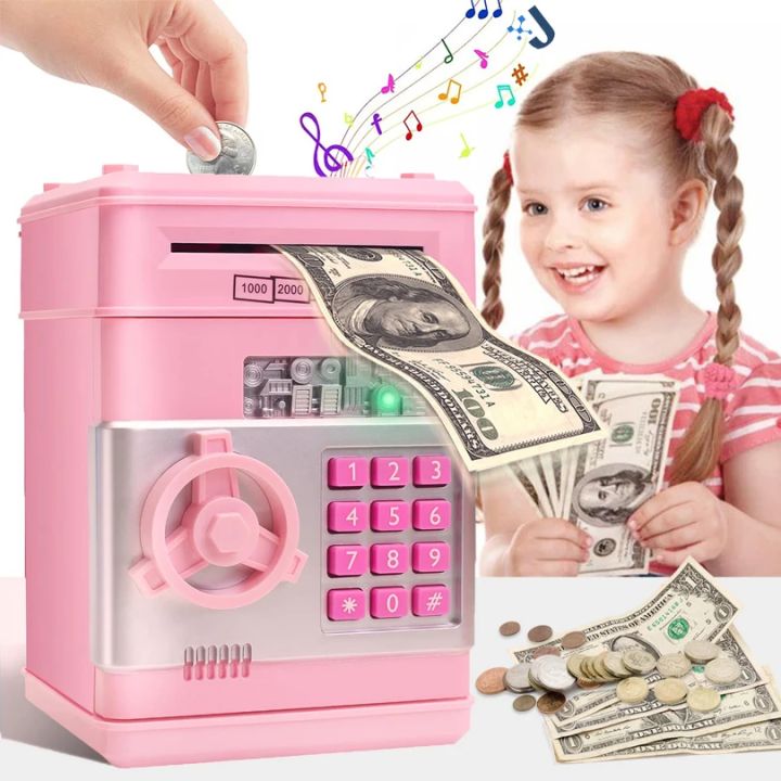 Automatic Piggy Bank with Password Lock and Counter, Creative Mini ...