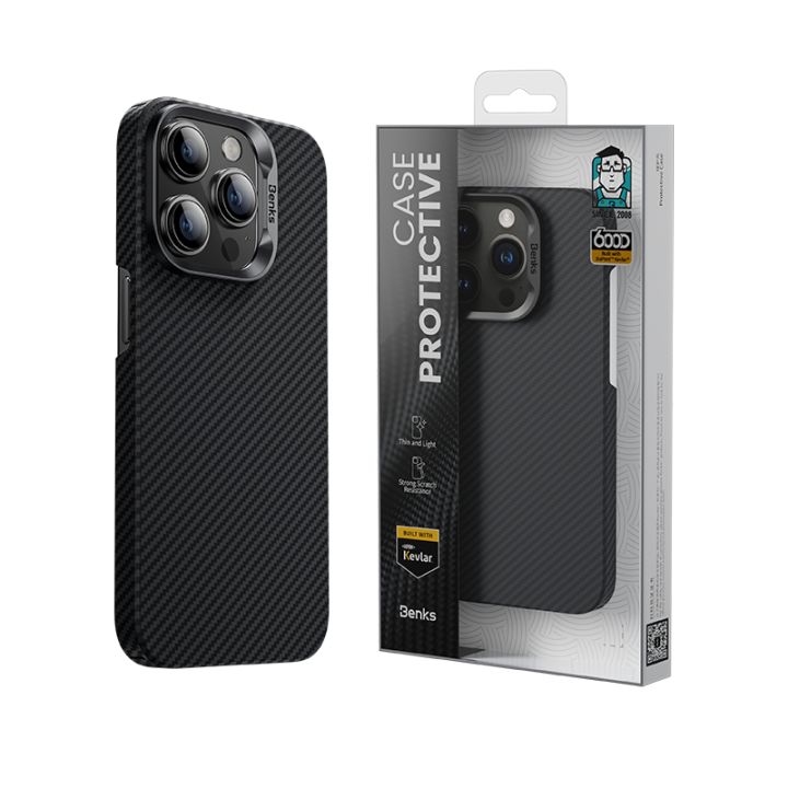 Benks Magclap Armorair Case Made Of Kevlar® [600d] For Iphone 16 15 14