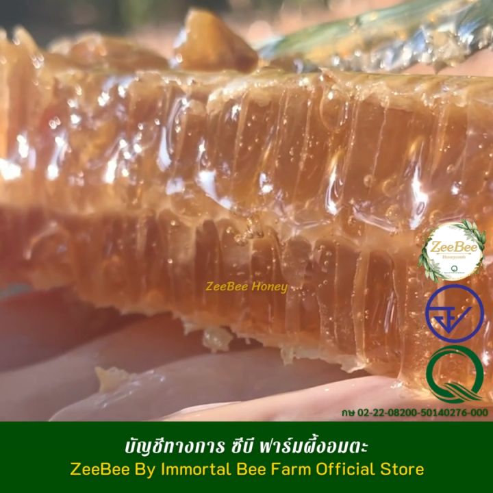 รังผึ้ง รวงผึ้ง 200กรัม (กล่องทัพเพอร์แวร์รุ่นใหม่), Honeycomb 200g by ...