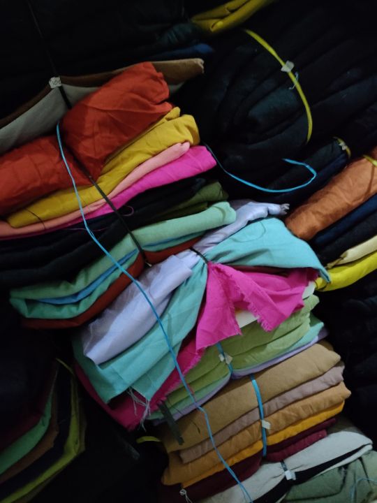 Kain Kiloan Katun Rayon Polos Arahan Kemeja Lazada Indonesia