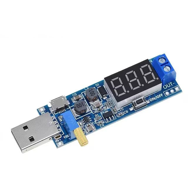 Boost Buck Converter USB Step UP / Down Power Supply Module DC-DC 5V to 3.3V / 12V Adjustable ...