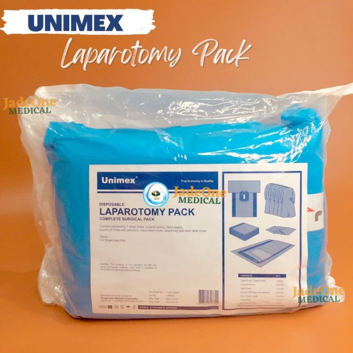 UNIMEX Laparotomy Pack | Lazada PH