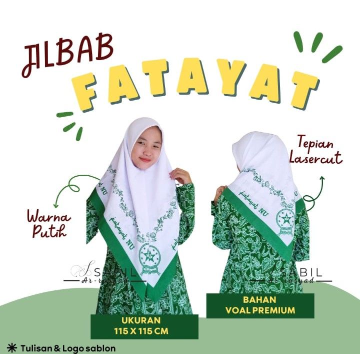 hijab logo fatayat,kerudung | Lazada Indonesia