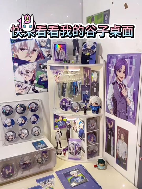 3 Tier Corner Desk Organizer Space Saving Storage Rack Shelf for Office ...