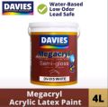 DAVIES MEGACRYL PREMIUM PAINT 1 GALLON FLAT, SEMI-GLOSS, GLOSS LATEX ...
