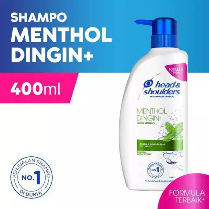 Shampoo Head And Shoulders Menthol Dingin 400ml | Lazada Indonesia