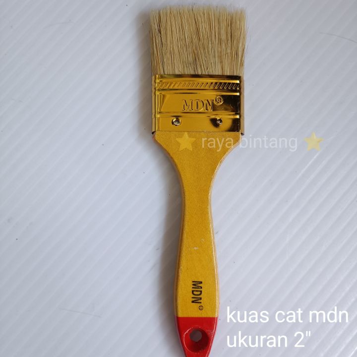KUAS CAT tembok dinding besi kayu pagar atap pintu ukuran 2 inch MDN ...
