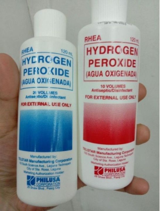 RHEA Hydrogen Peroxide (Agua Oxinada) 120 ml, 500 ml, 1000 ml | Lazada PH
