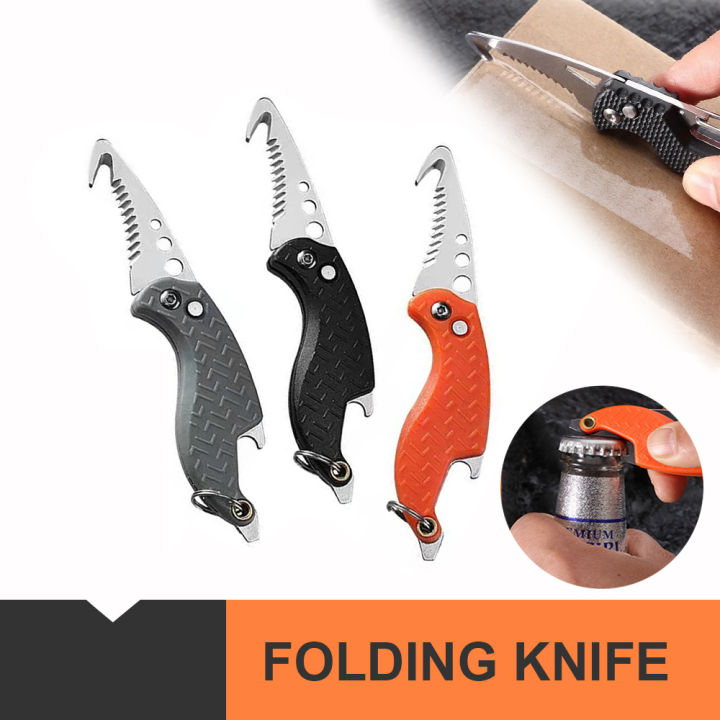 Portable Multifunctional Keychain Stainless Open Express Parcel Strap ...