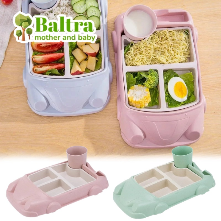 Baltra Children's food tray separation board, creative bowl cartoon ...