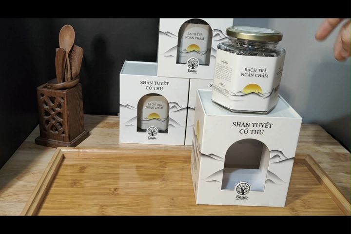 Bạch trà Ngân Châm - Trà shan tuyết cổ thụ Onalo - Trà 1 búp non - Hũ ...